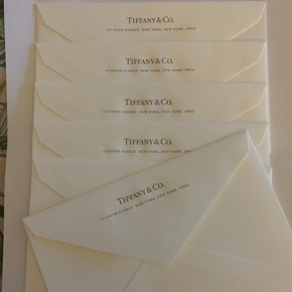Tiffany & Co. | Office | Tiffany Co Envelopes Set Of Logo 475x675 New ...